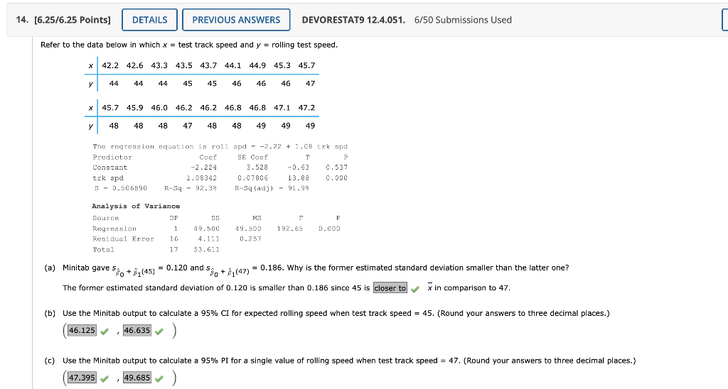 Solved 14. [6.25/6.25 Points] DETAILS PREVIOUS ANSWERS | Chegg.com