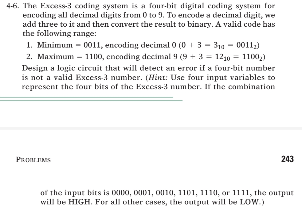 Solved A Write A Truth Table The Input Is 4 Bit