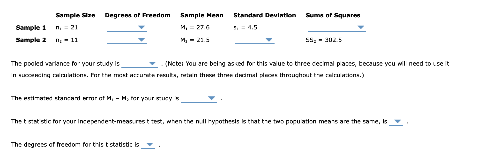 Solved 5. Differentiating pooled variance and the estimated | Chegg.com