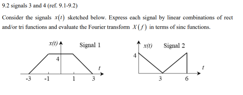 Solved 9.2 signals 3 and 4 (ref. 9.1-9.2) Consider the | Chegg.com