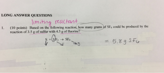 Solved Based on the following reaction, how many grams of | Chegg.com