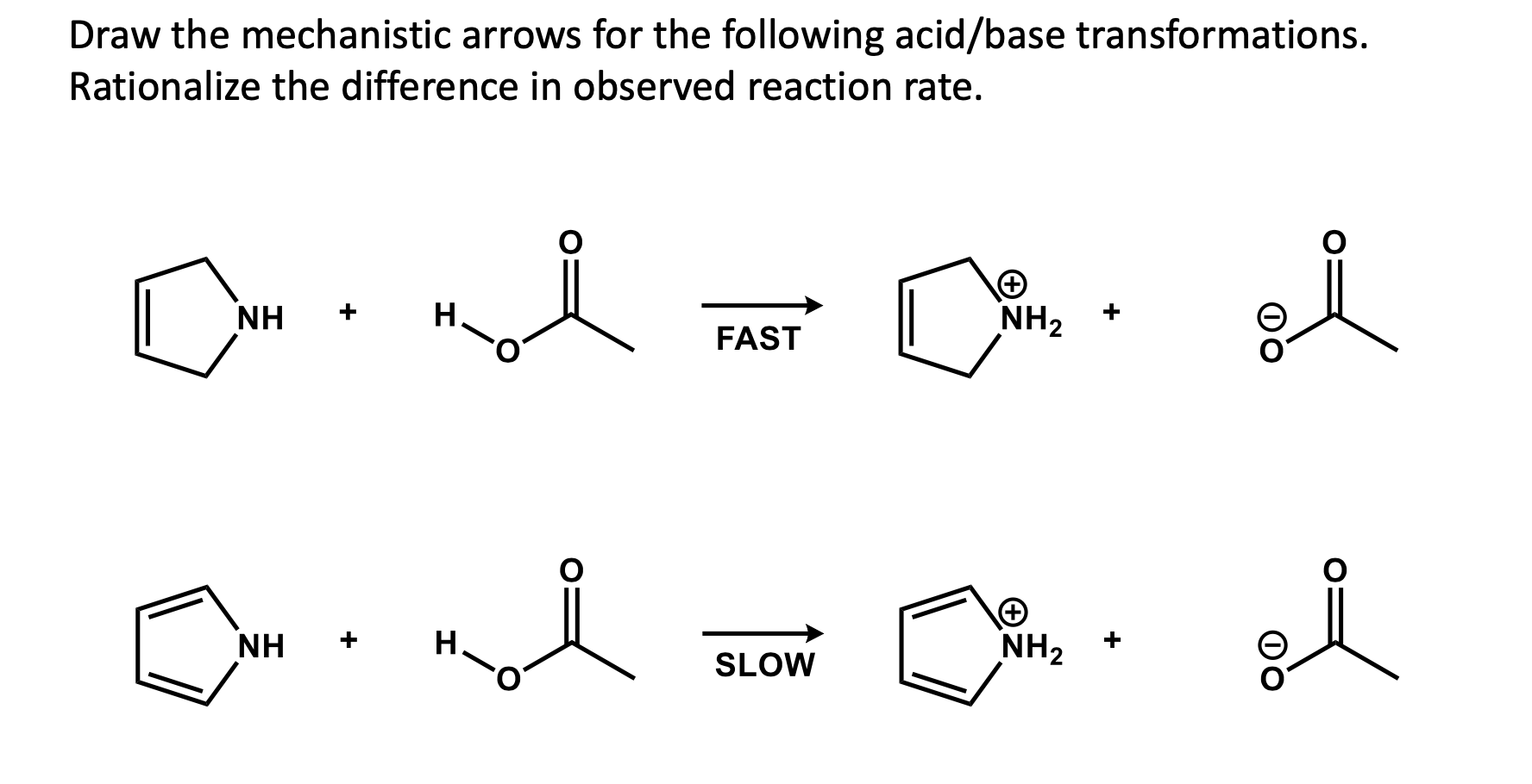 Solved Draw the mechanistic arrows for the following | Chegg.com