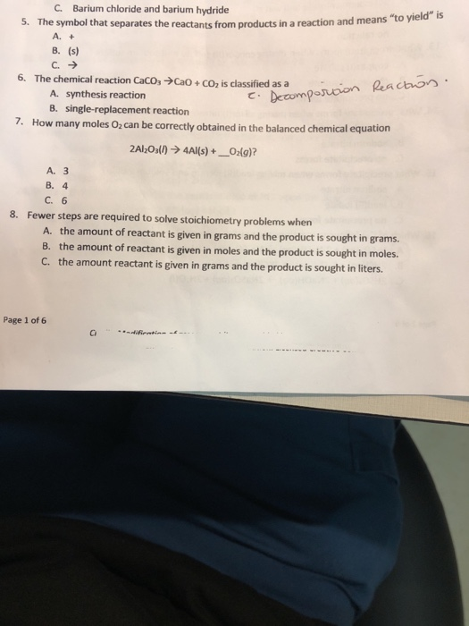 Solved C. Barium chloride and barium hydride 5. The symbol | Chegg.com