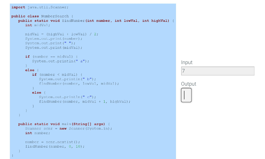 import java.util.Scanner; public class NumberSearch { | Chegg.com