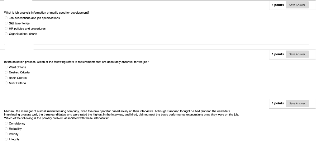 Solved What is job analysis information primarily used for | Chegg.com