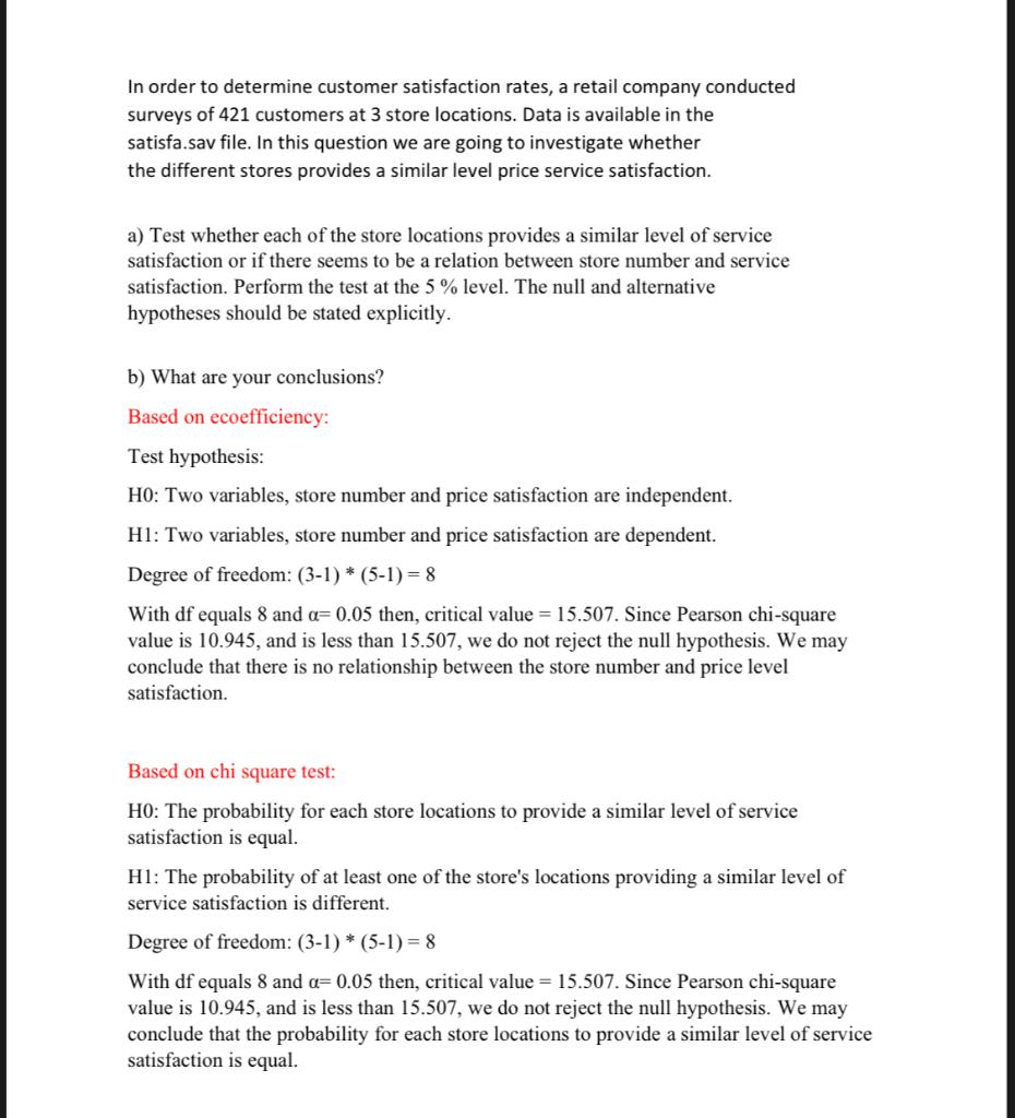 Solved Questions 1 : Table 1.1 Case Processing Summary Cases | Chegg.com