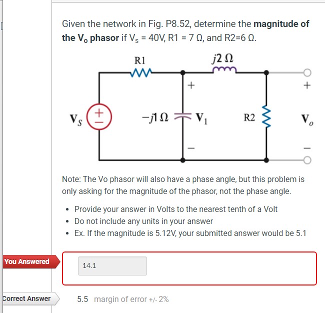 Solved Given the network in Fig. P8.52, ﻿determine the | Chegg.com