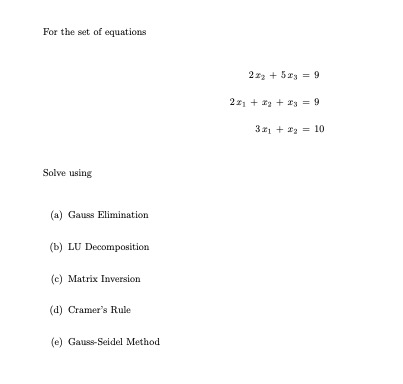 [Solved]: Can you help with parts (a) and (b)? For the set o