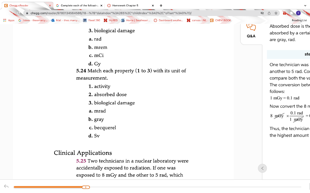Solved C Chegg eReader G Complete nach of the following X | Chegg.com