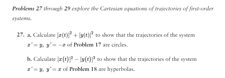 Solved Problems 27 through 29 explore the Cartesian | Chegg.com