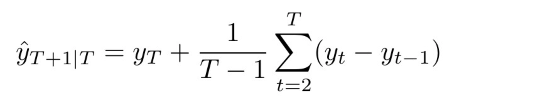 Solved The equation for the one-step ahead forecast computed | Chegg.com