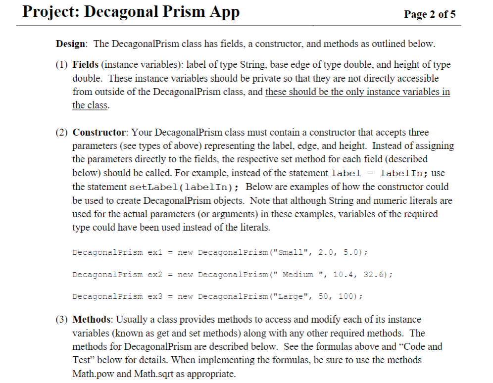 Solved Specifications Overview: You will write a program | Chegg.com