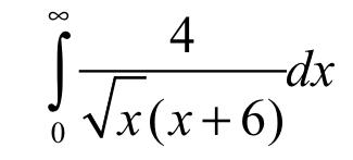 Solved For the following improper integrals, write in terms | Chegg.com