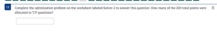 Solved Complete The Optimization Problem On The Worksheet