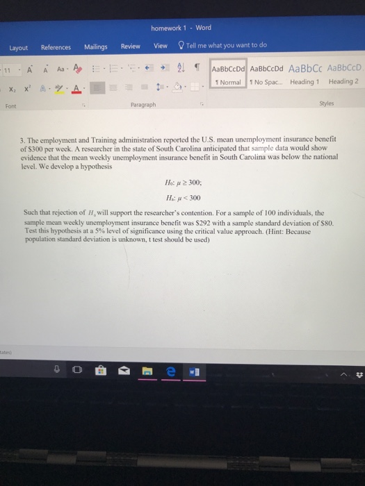 Solved homework 1 Worod Layout References Mailings Review | Chegg.com
