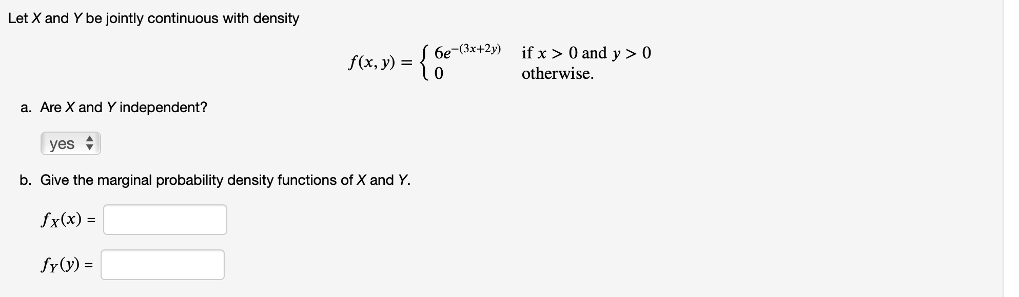 Solved Let X, Y have joint probability density function f(x, | Chegg.com