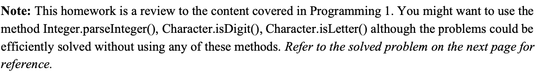 Solved Note: This homework is a review to the content | Chegg.com