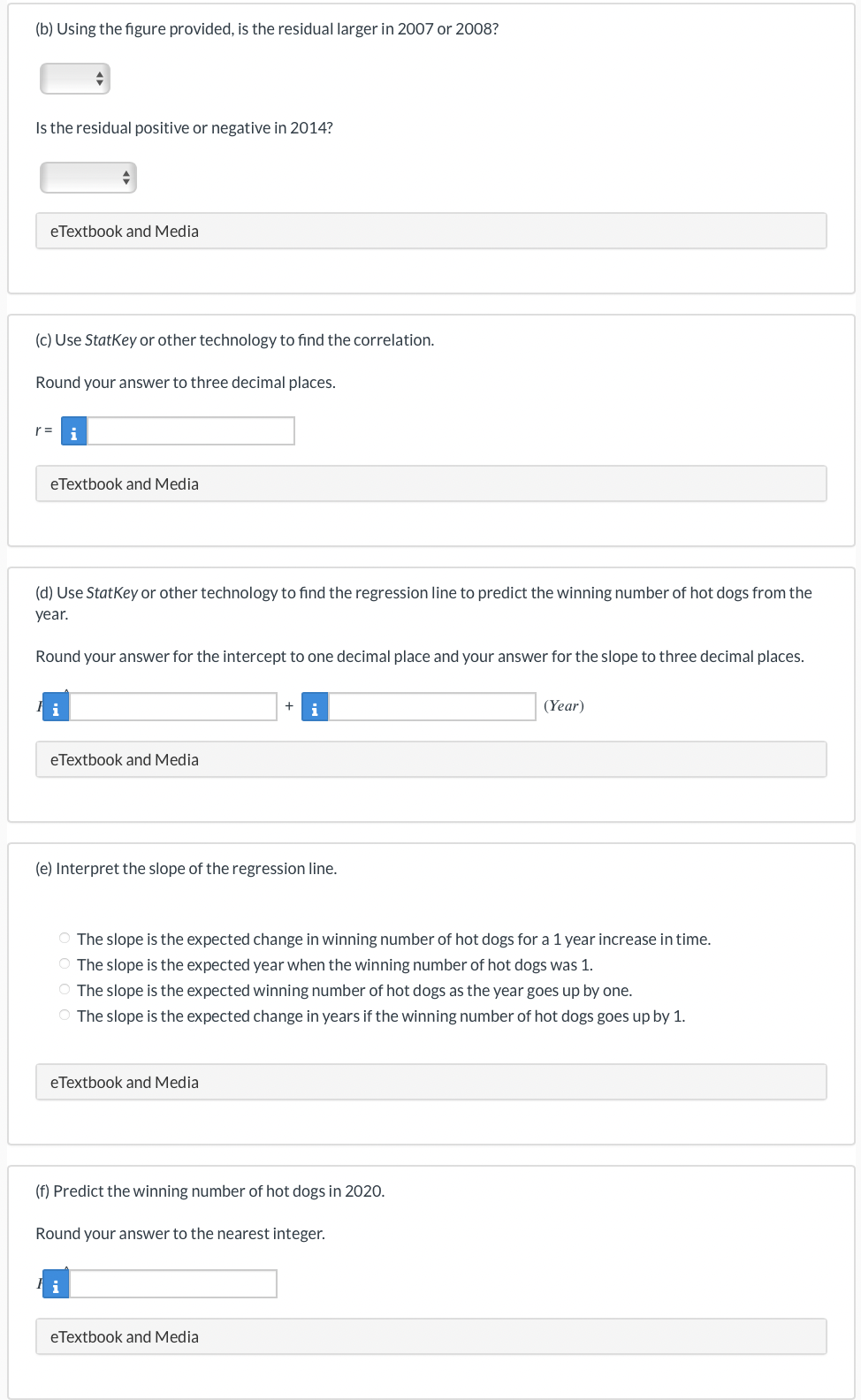 Solved Is It Getting Harder to Win a Hot Dog Eating Contest? | Chegg.com