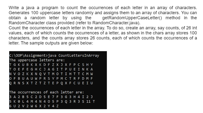 Solved java problem // RanCha.java public class | Chegg.com