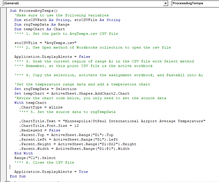 Use visual basic programming to finish the following | Chegg.com