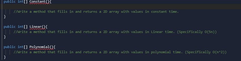 Solved public int[] Constant() { I/Write a method that fills | Chegg.com