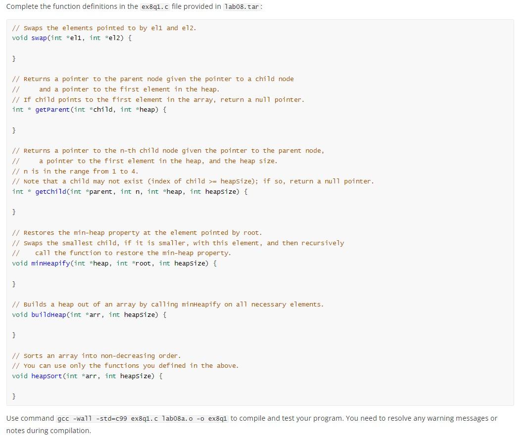 Solved I am attaching the photos of the code requirements | Chegg.com