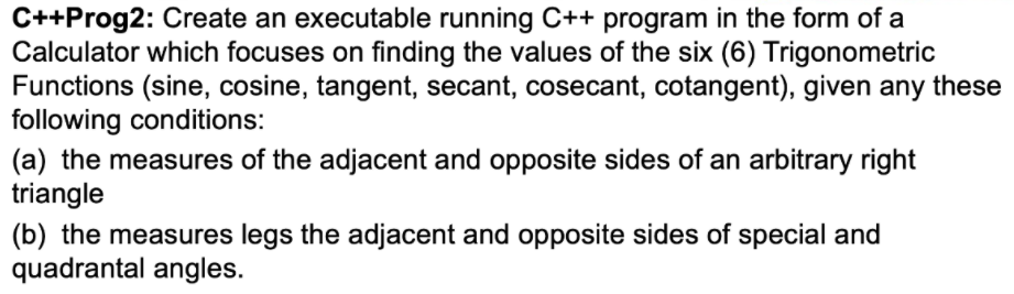 Solved C++Prog2: Create an executable running C++ program in | Chegg.com