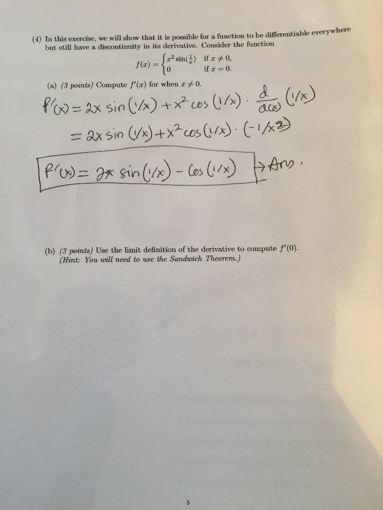 Solved (4) In this exercise, we will show that it is | Chegg.com