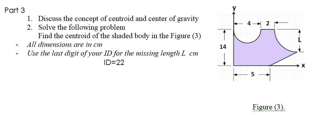 Solved 2 Part 3 1. Discuss the concept of centroid and | Chegg.com