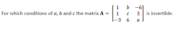 Solved For which conditions of \\( a, b \\) and \\( c \\) | Chegg.com