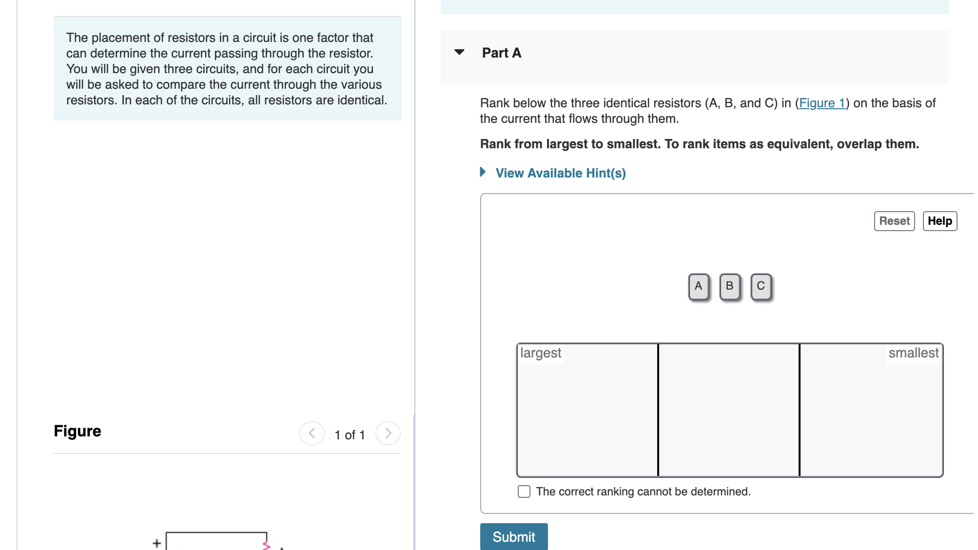 The placement of resistors in a circuit is one | Chegg.com