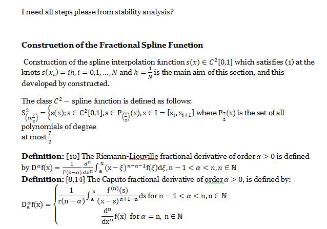 I need all steps please from stability analysis? | Chegg.com