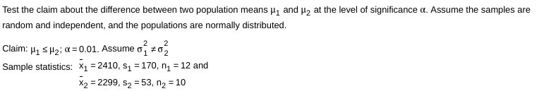 Solved a) Identify the null and alternative hypotheses. b) | Chegg.com