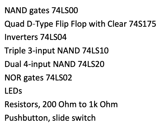 1. Design and implement a 4-bit odd only prime | Chegg.com