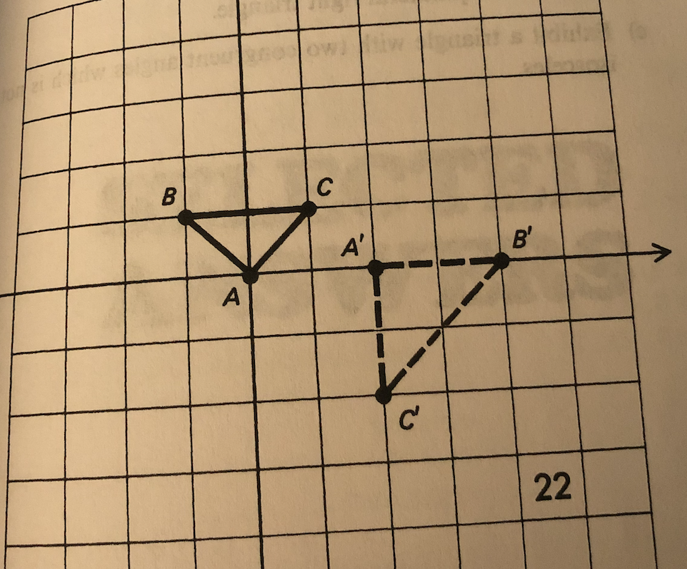 Solved 12. Two triangles, A ABC and AA'B'C' are shown in | Chegg.com