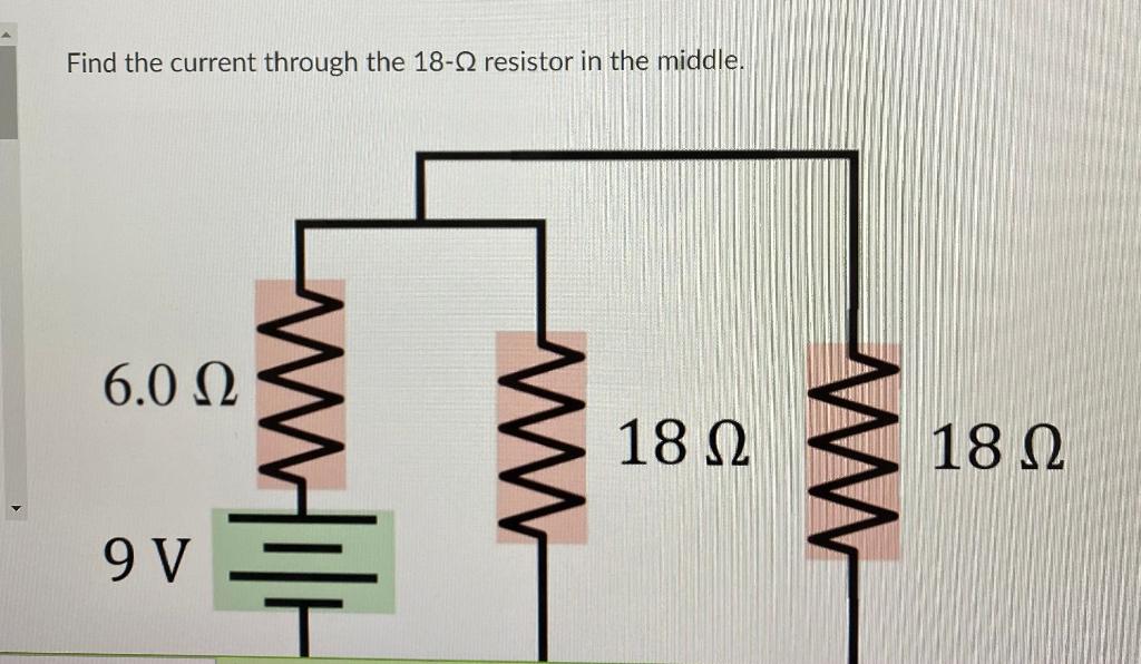 Solved Find the current through the 18-12 resistor in the | Chegg.com