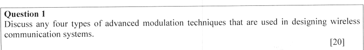 Solved Question 1 Discuss any four types of advanced | Chegg.com