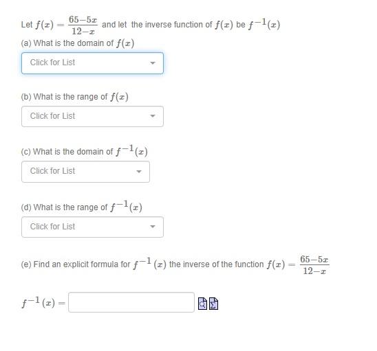 Solved Answer options for a - d: 1) (-infinity, 5)U(5, | Chegg.com