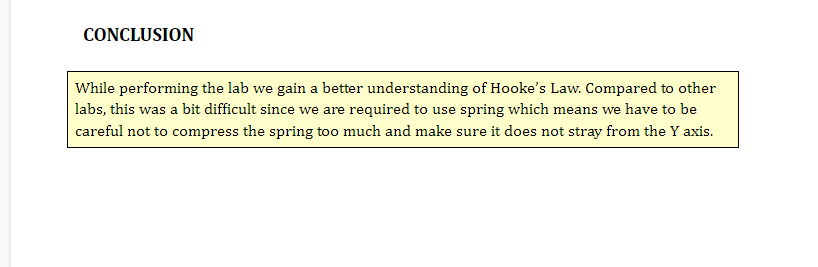 Solved DATA Table 1. WEIGHT OF THE IOLAB iOLab Weight W (N) | Chegg.com