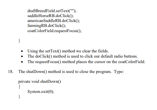 Solved CIT 249: Java II Chapter 17 Lab 3 We will create text | Chegg.com