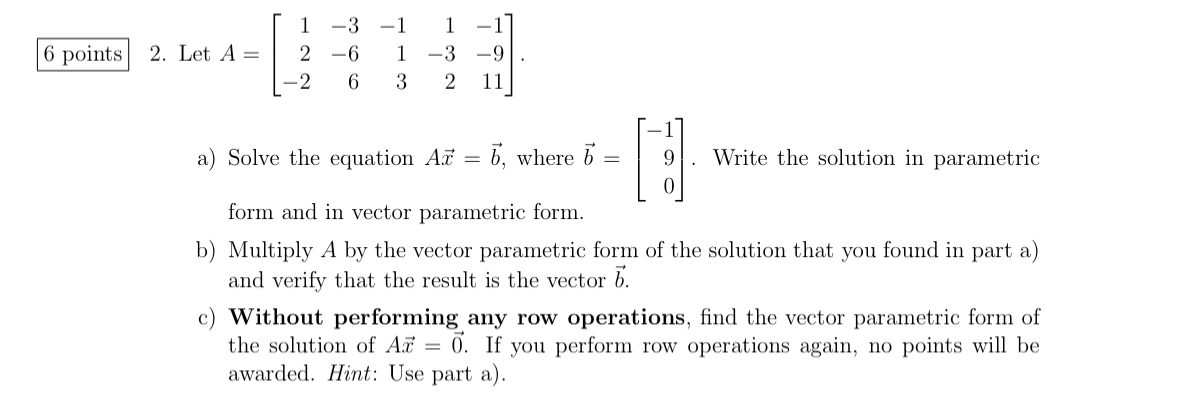 Solved 6 points 2. Let | Chegg.com