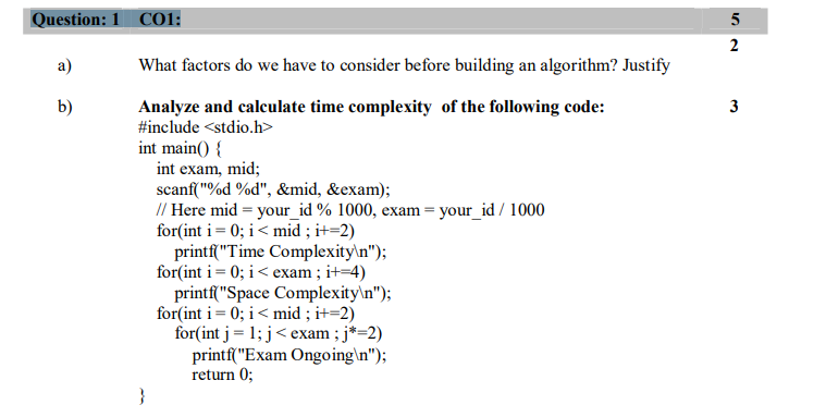Solved Question: 1 001: 5 2 a) b) 3 نیا 3 What factors do we | Chegg.com