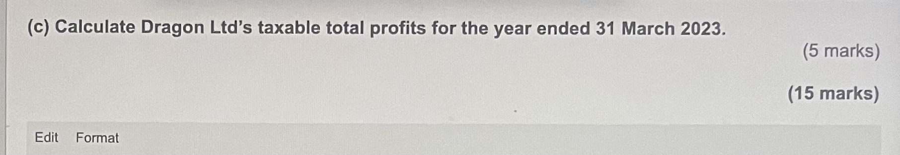 Solved Dragon Ltd Dragon Ltd has an accounting reference | Chegg.com