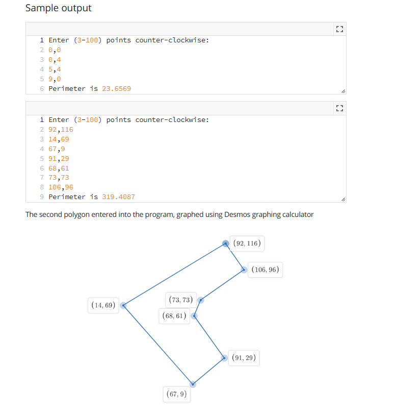 Solved Ex8.03: Polygons and perimeters Task Suppose that a | Chegg.com