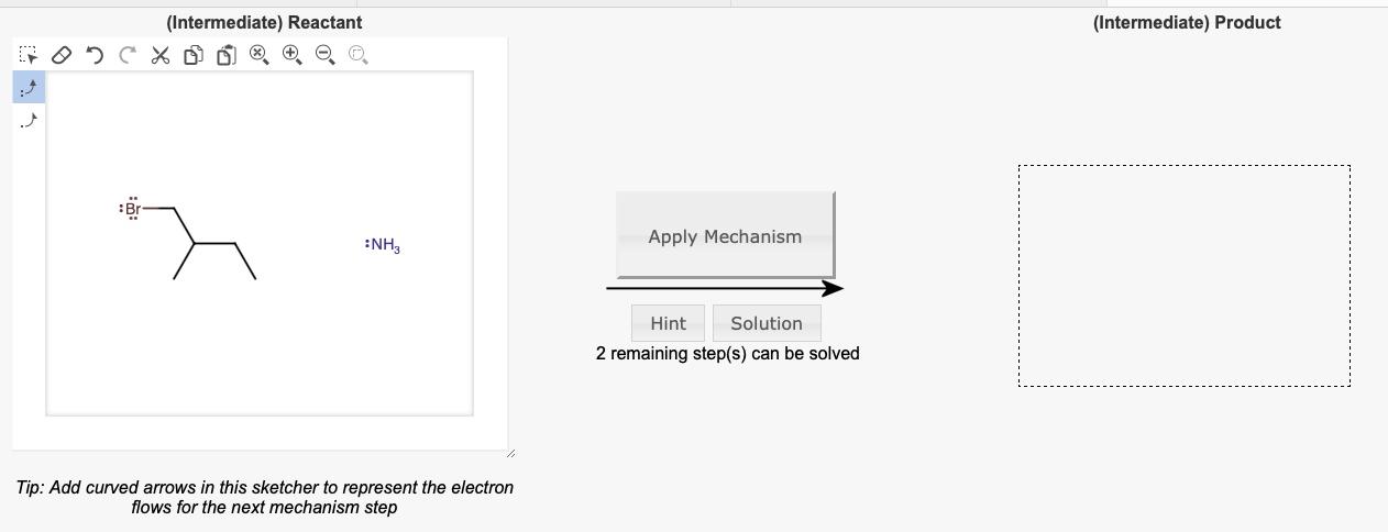 Solved (Intermediate) Reactant (Intermediate) Product - :NH, | Chegg.com