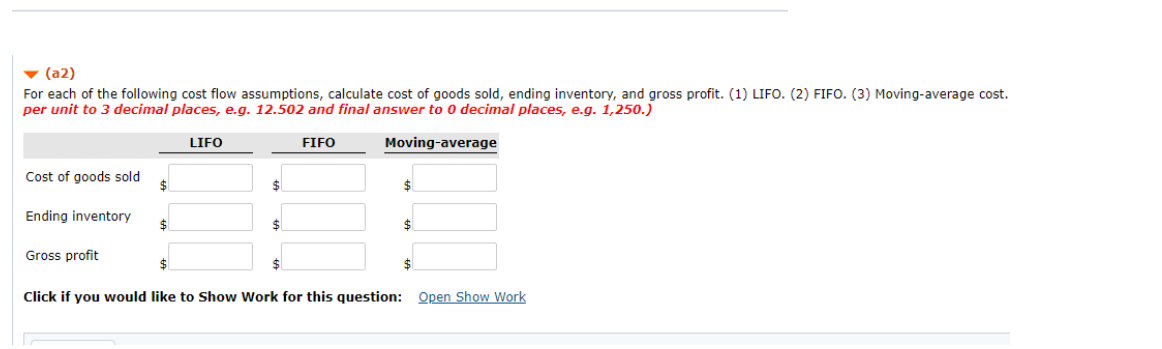 Solved Problem 6-08A al-a2 (Part Level Submission) Waterway | Chegg.com