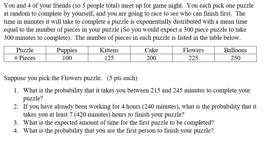 Solved You and 4 of your friends (so 5 people total) meet up | Chegg.com