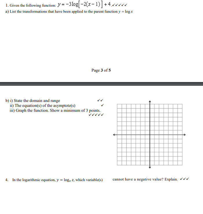 Solved 1. Given the following function: | Chegg.com