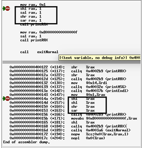Introduction to Assembly language commands Shift | Chegg.com
