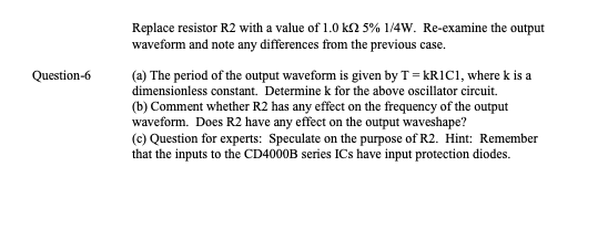 Solved Procedure 6 Set-Up CMOS square wave oscillator | Chegg.com